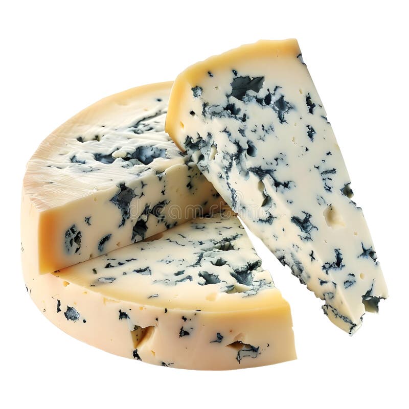 Blue Cheese on Transparent Background - Ai Generated Stock Illustration ...