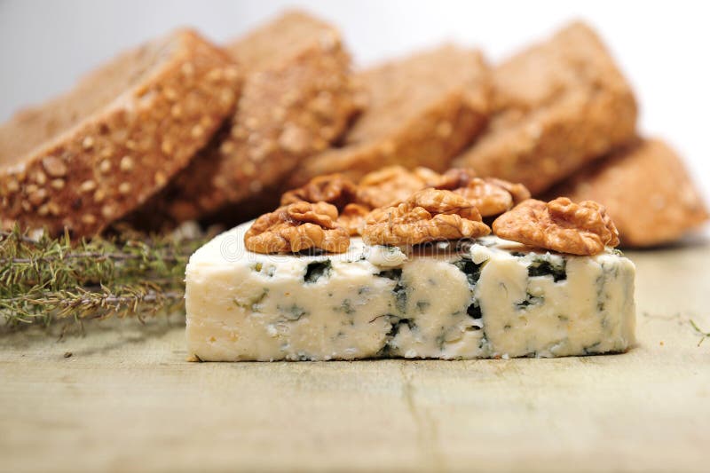 Blue cheese with walnuts stock photo. Image of blue, meal - 23177114