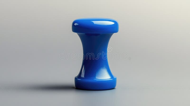 Blue Chess Pawn Isometric Rendering Stock Illustration - Illustration ...