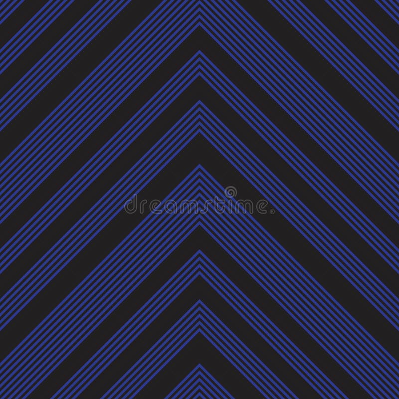 Blue Chevron Diagonal Stripes Seamless Pattern Background Stock Vector ...