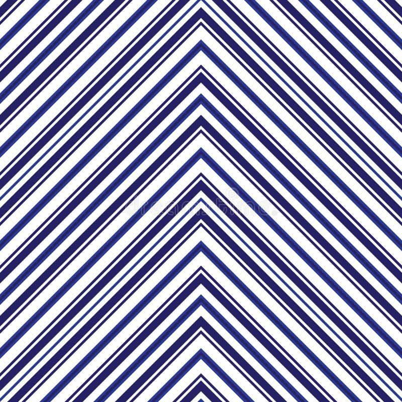 Blue Chevron Diagonal Stripes Seamless Pattern Background Stock Vector ...