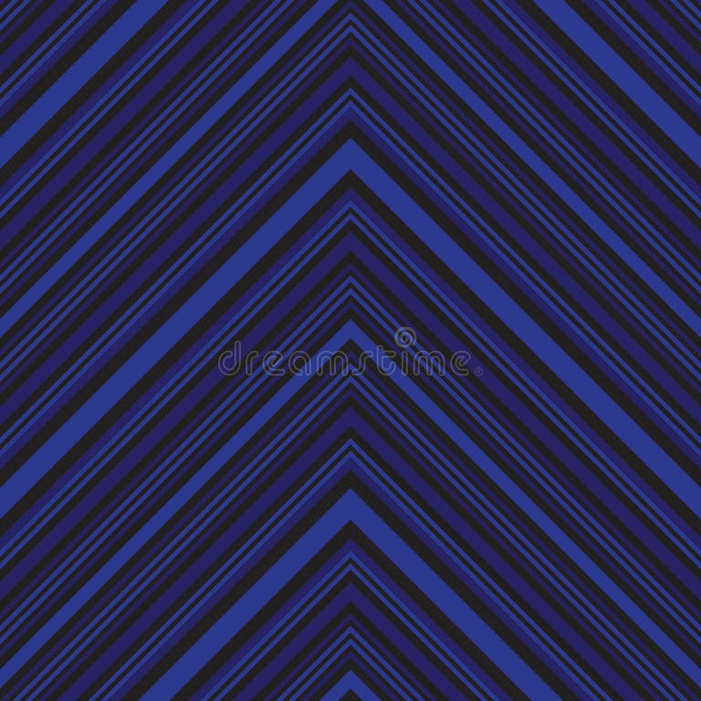 Blue Chevron Diagonal Stripes Seamless Pattern Background Stock Vector ...