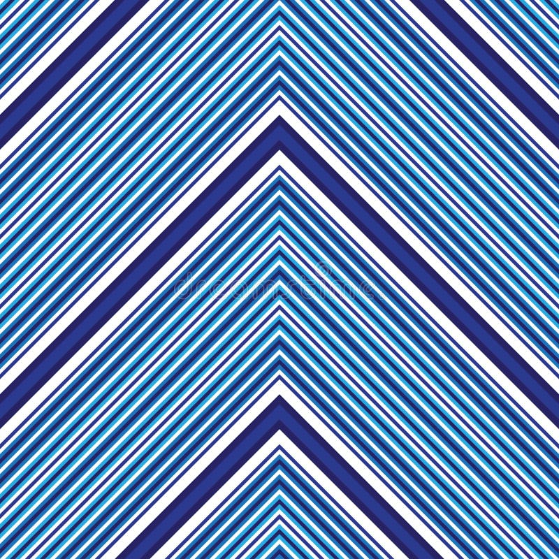 Blue Chevron Diagonal Stripes Seamless Pattern Background Stock Vector ...