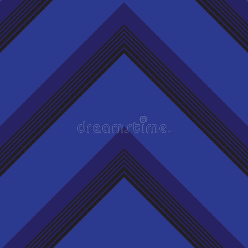 Blue Chevron Diagonal Stripes Seamless Pattern Background Stock Vector ...