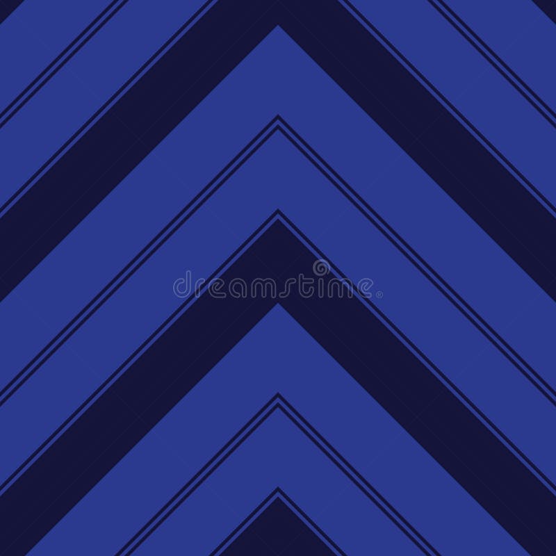 Blue Chevron Diagonal Stripes Seamless Pattern Background Stock Vector ...