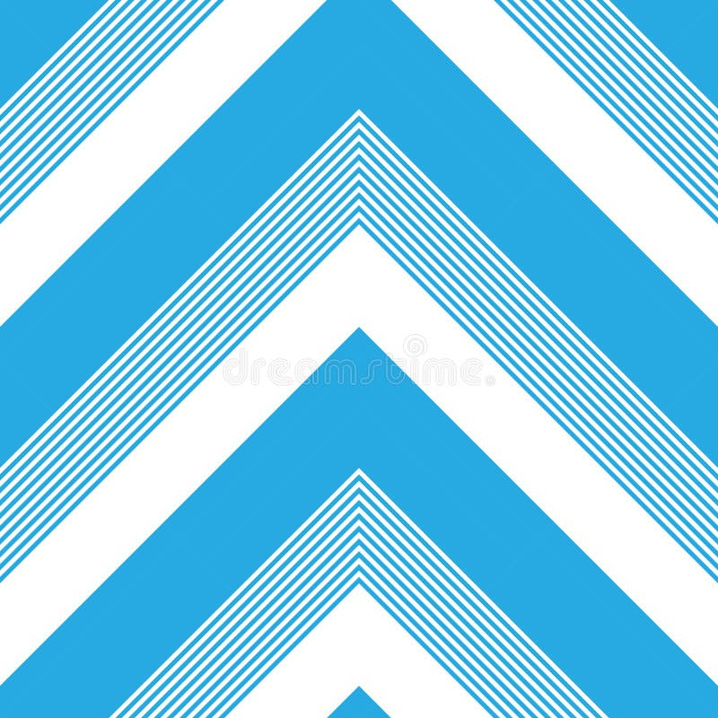 Blue Chevron Diagonal Stripes Seamless Pattern Background Stock Vector ...