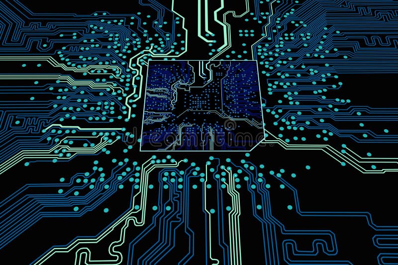 Blue Chip stock illustration. Illustration of components - 12657807