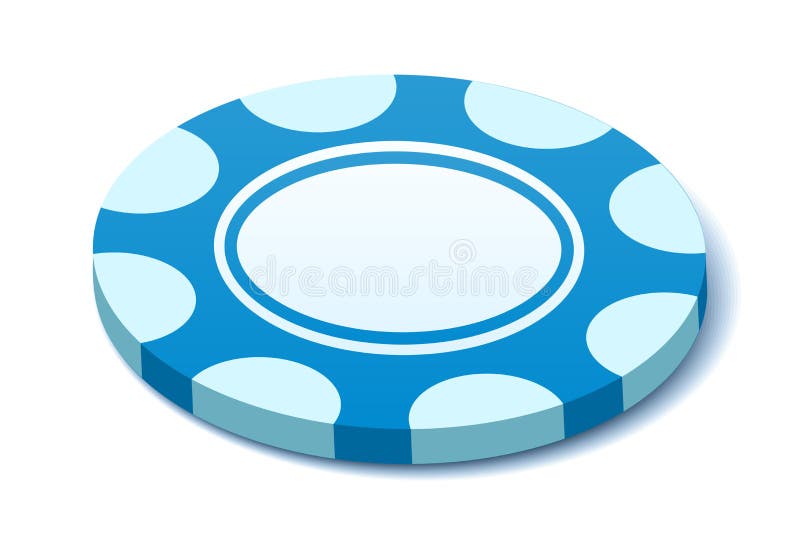 Blue Chip Icon from Blue Chip Collection. Stock Vector - Illustration ...