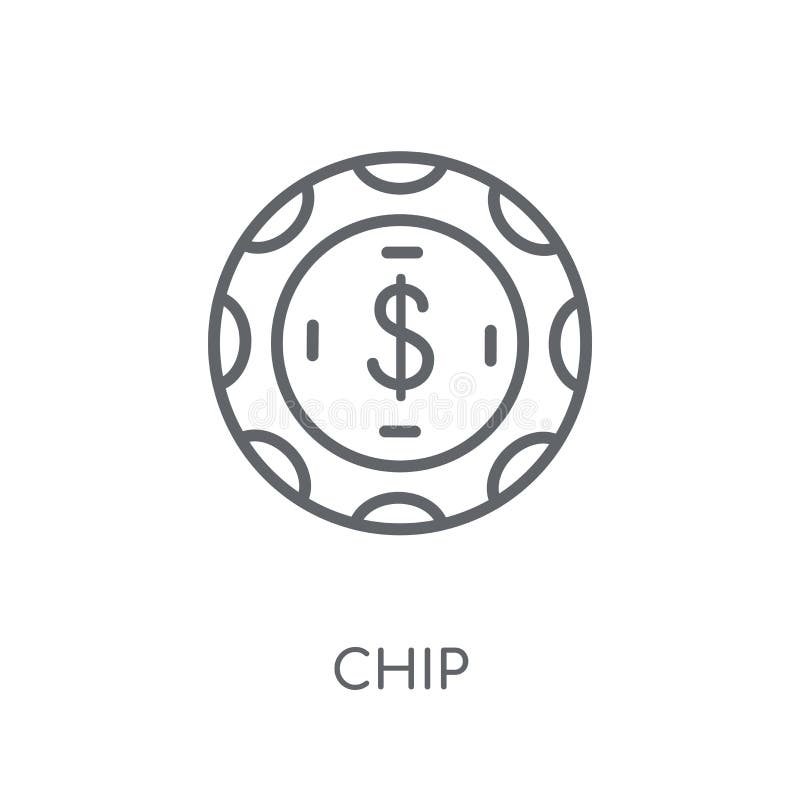 Blue Chip Linear Icon. Modern Outline Blue Chip Logo Concept on Stock ...