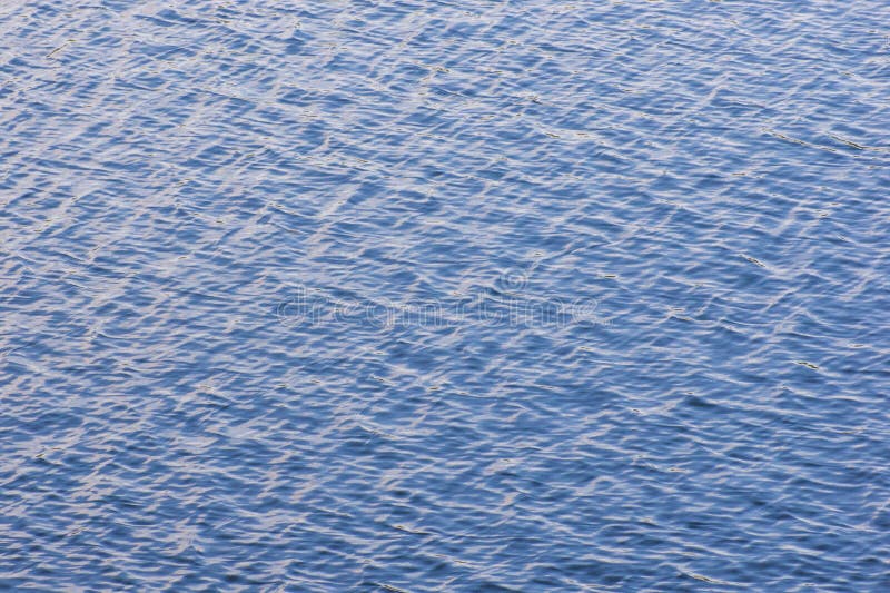 Blue Choppy Water with Ripples Stock Image - Image of nature, details ...
