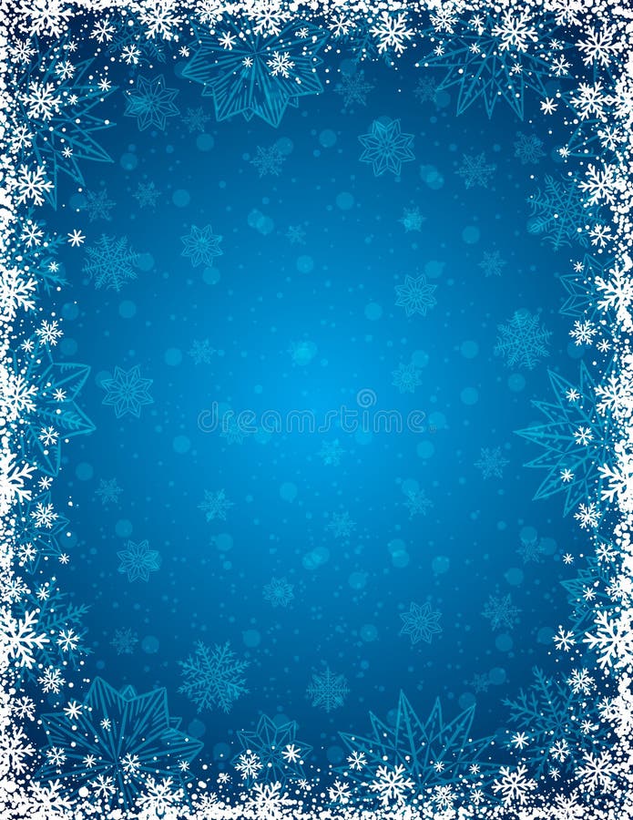 Grey Christmas Background with Frame of Snowflakes and Stars Stock ... Grey Christmas Background with Frame of Snowflakes and Stars Stock ...
