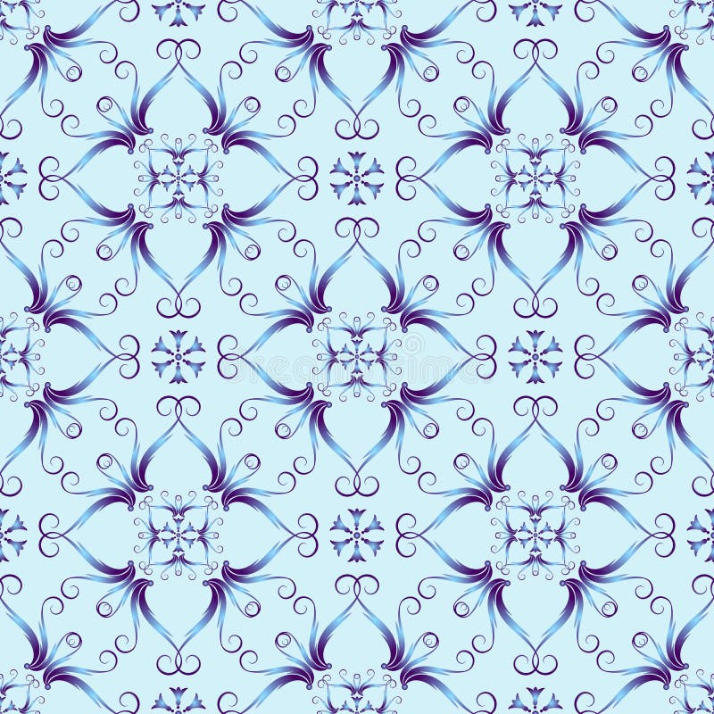 Blue christmas pattern stock vector. Illustration of christmas - 63445344