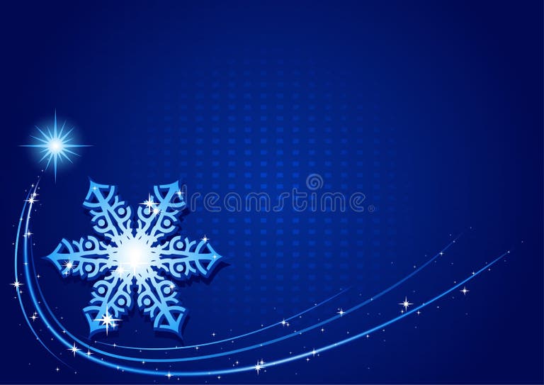 Blue Christmas Snowflake Stock Illustrations – 264,891 Blue Christmas ...