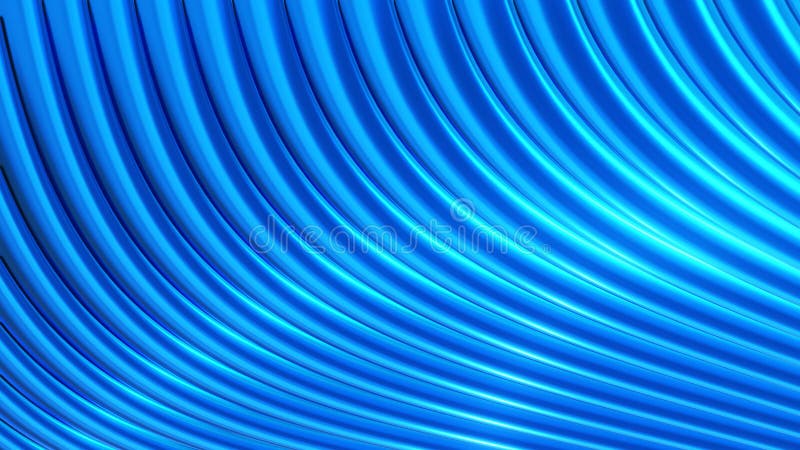 Blue Chrome Metallic Background, Shiny Striped 3D Metal Abstract ...