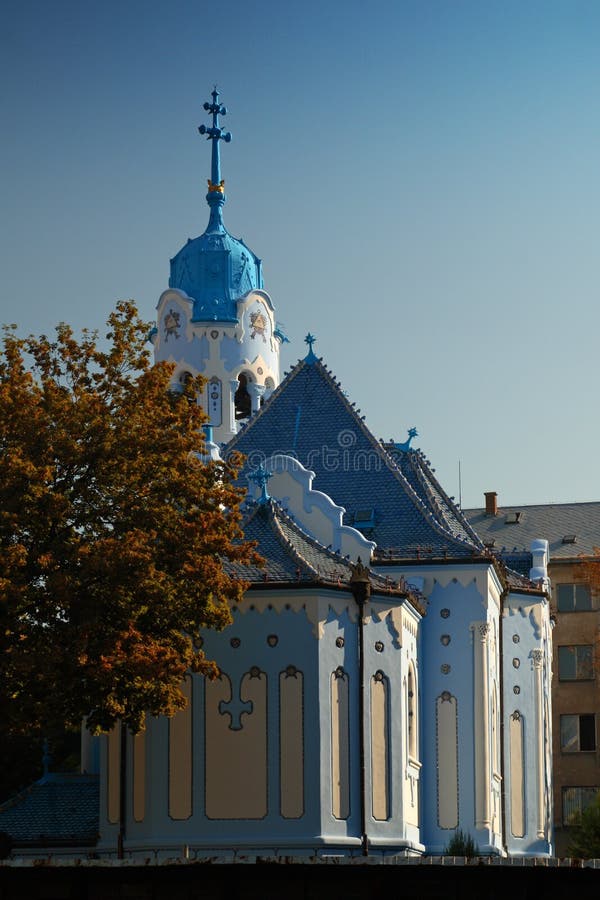 Blue church stock image. Image of christianism, cross - 12972855