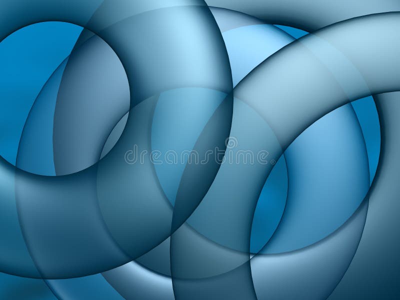 Blue circle abstract stock illustration. Illustration of torus - 12425261