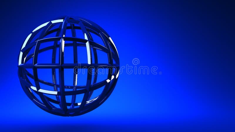 Blue Circle Abstract stock footage. Video of business - 72543554