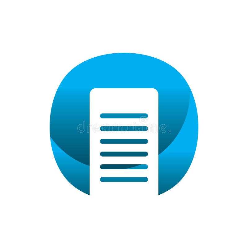 Blue Circle Book Chart Logo Design Stock Illustration - Illustration of ...