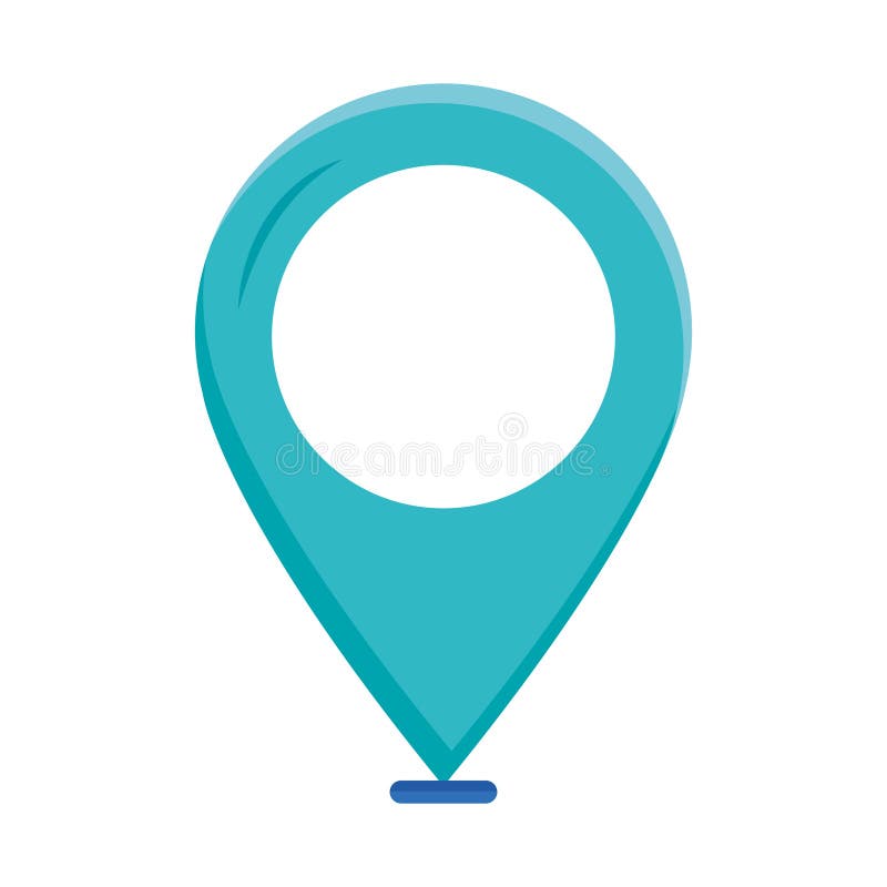 The Blue Circle Icon Points Travelers in Direction Stock Vector ...