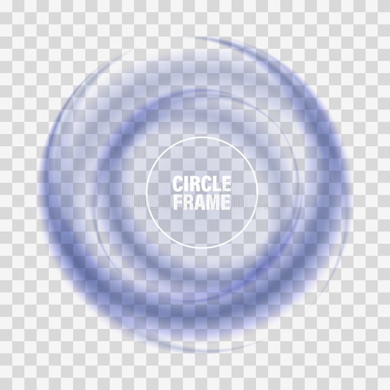 Blue Circle on the Light Background Wave Background Stock Vector ...