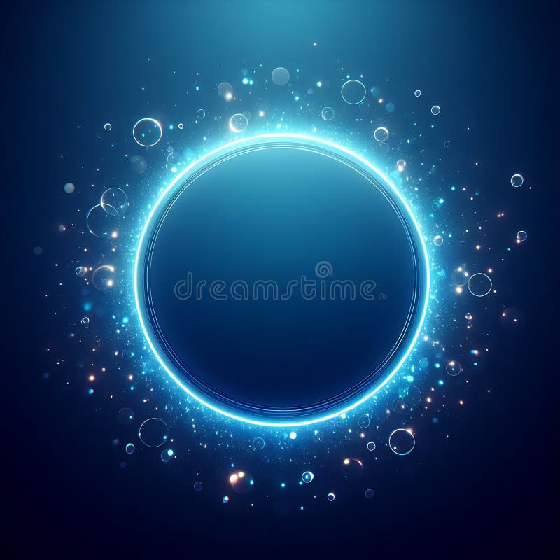 A Green Circle with Many Small Circles Inside of it Stock Illustration ...