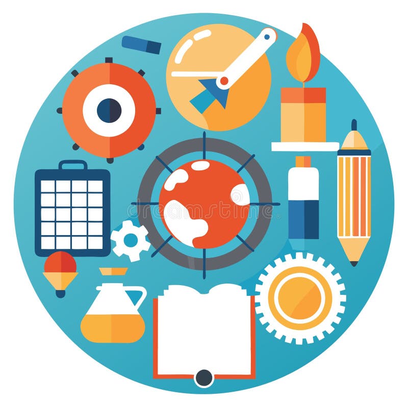 Circle Blue Objects Stock Illustrations – 12,425 Circle Blue Objects ...