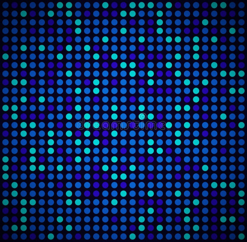 Blue Circle Mosaic Tile Seamless Pattern Background Stock Illustration ...