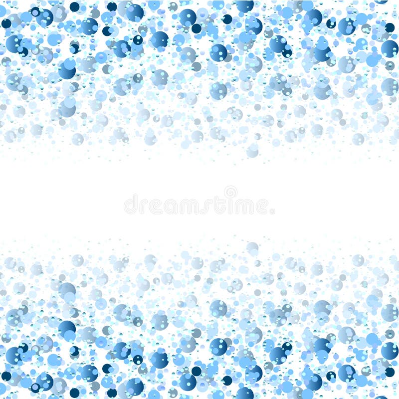 Blue Circle Particles Festive Abstract Background Stock Vector ...