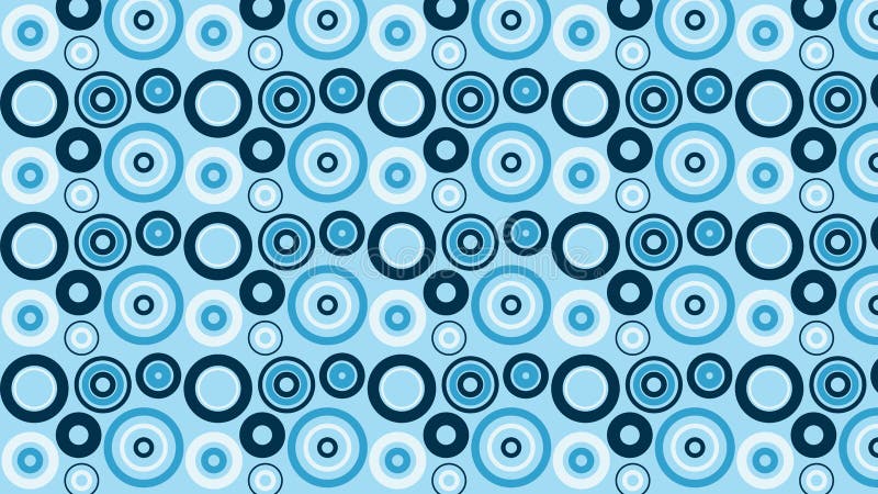 Blue Circle Pattern Background Stock Vector - Illustration of round ...