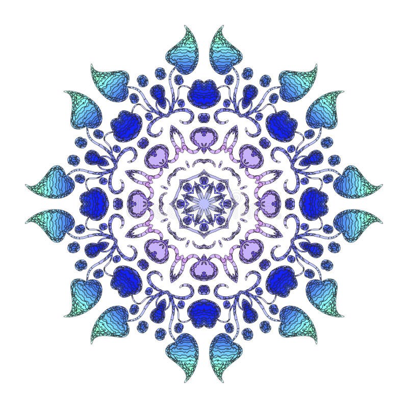 Blue circle pattern stock illustration. Illustration of concentric ...