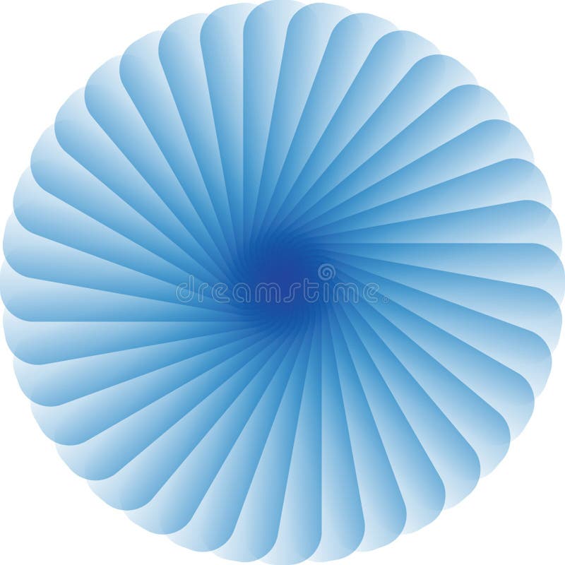 Blue Circle Pattern Round Color Design Stock Illustration ...