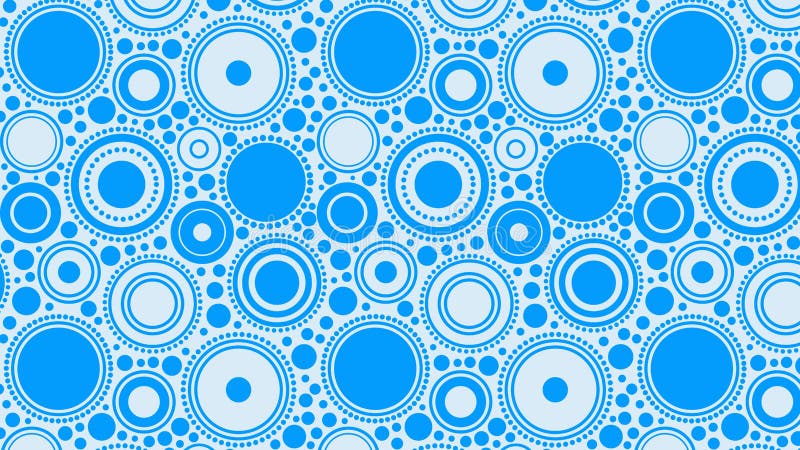 Blue Circle Pattern Vector Graphic Stock Vector - Illustration of line ...