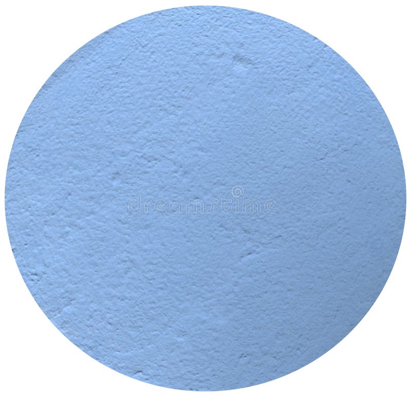 Blue Circle, Blue Plaster, Circle on a White Background, Stock Photo ...