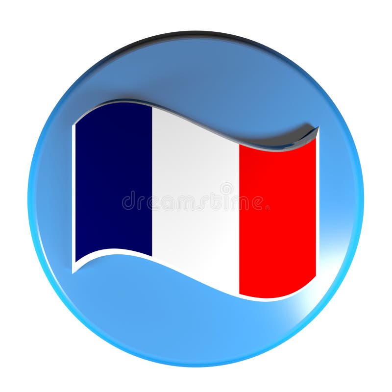 Blue Circle Push Button Arrow Right and Up - 3D Rendering Illustration Stock Illustration ...