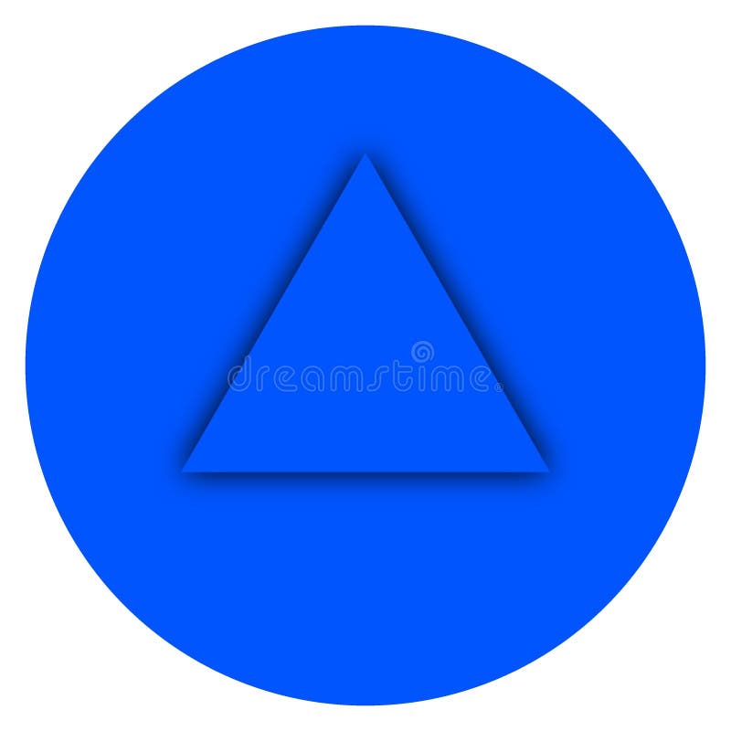 Blue Circle Shape Label for Website Graphics Stock Illustration ...