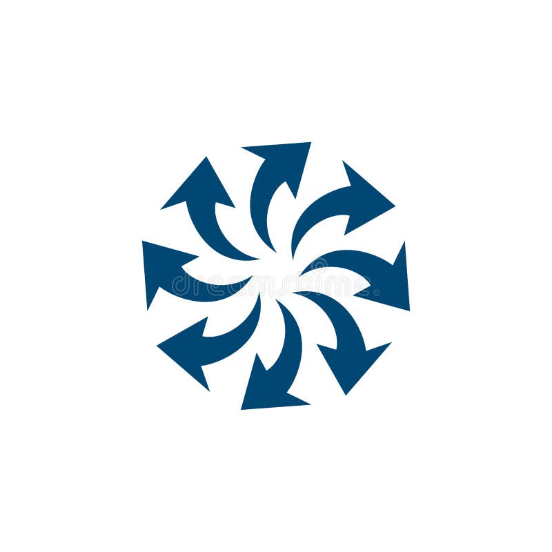 Blue Circle Boy Star Logo