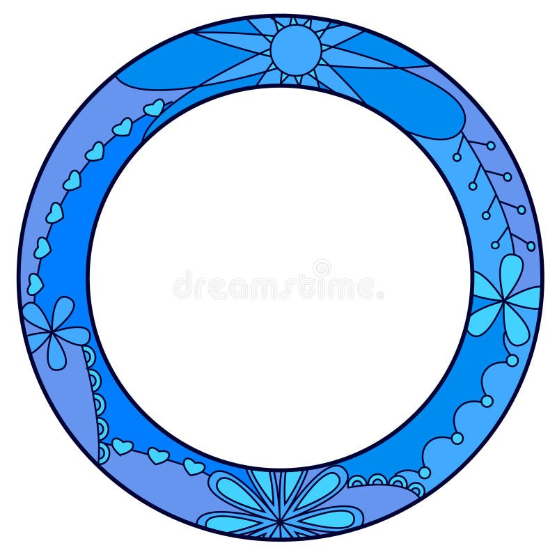Blue Circle Symbol of Diabetes Day Stock Illustration - Illustration of ...
