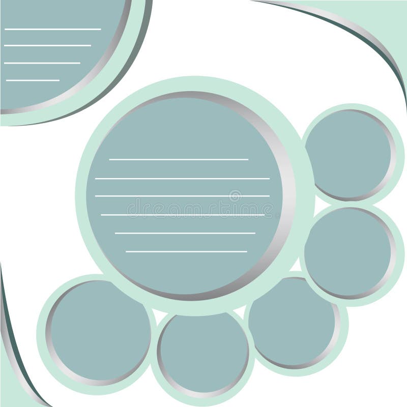 Blue circle template stock illustration. Illustration of triangle ...