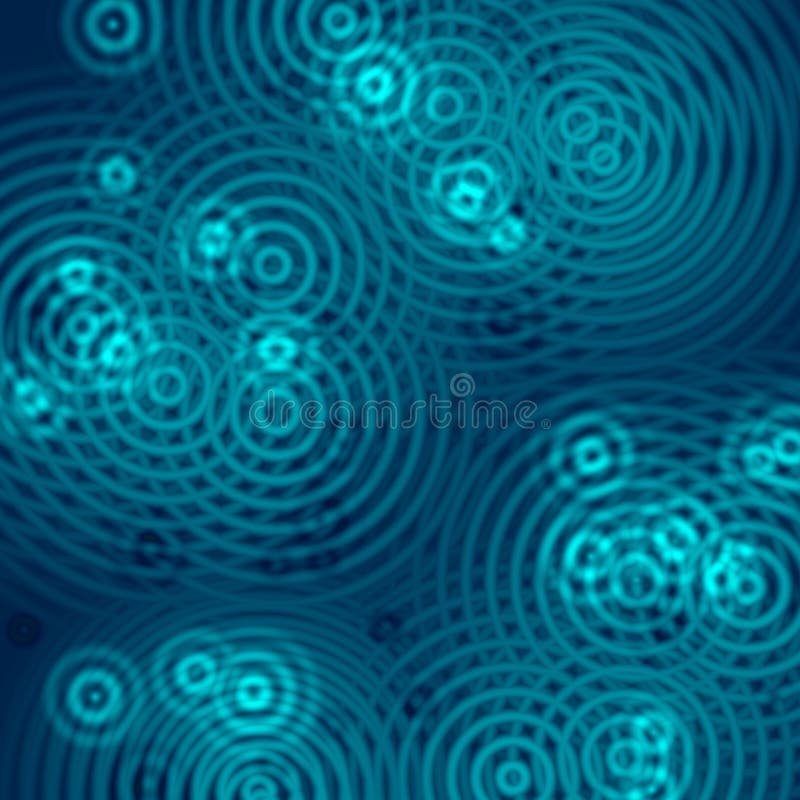 Blue Circles Seamless Pattern Stock Vector - Illustration of ...