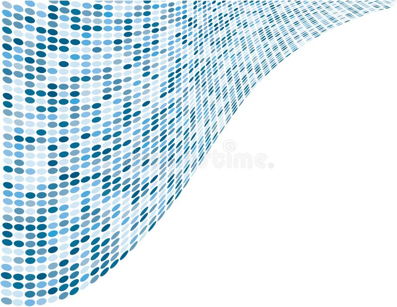 Blue circles wave stock vector. Illustration of technology - 4710649