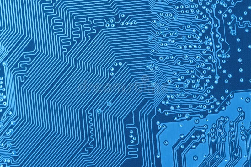Blue circuit stock photo. Image of engineering, blue, electronics - 3645316
