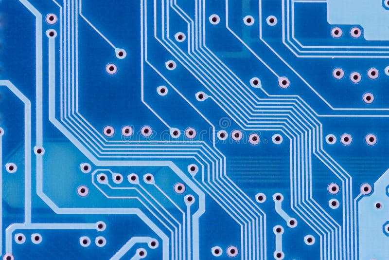 Blue circuit stock image. Image of future, circuitry, communication ...