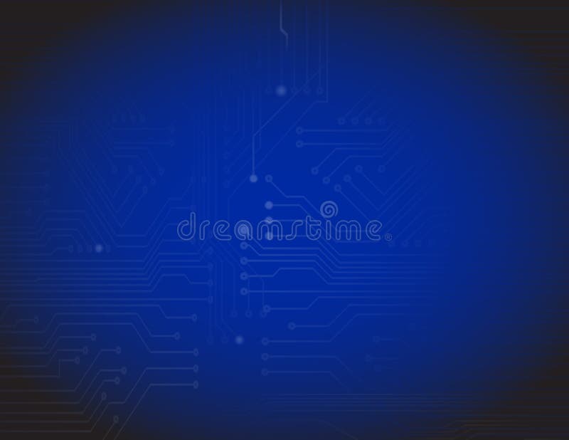 Blue Abstract Technology Circuit Background Stock Illustration ... Blue Abstract Technology Circuit Background Stock Illustration ...