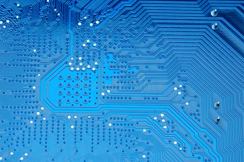 Blue circuit board stock photo. Image of desktop, blue - 5550440