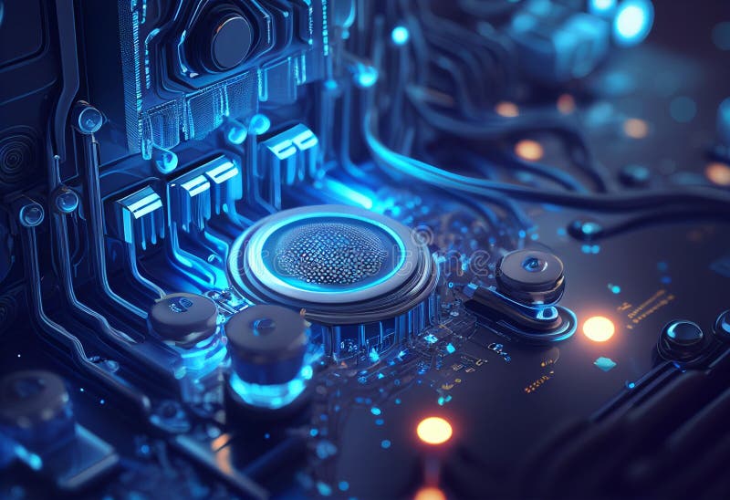 Blue Circuit Board with Processor Computer Circuit Board Blue Circuit ... Blue Circuit Board with Processor Computer Circuit Board Blue Circuit ...
