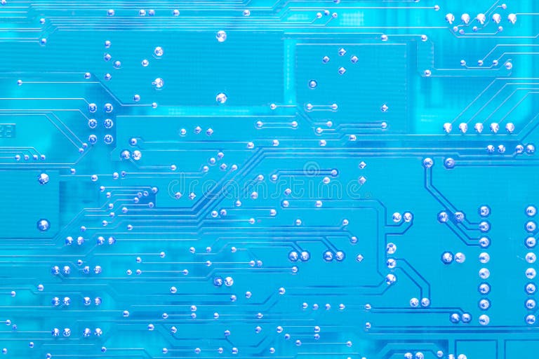 Blue circuit board texture stock image. Image of component - 118885253