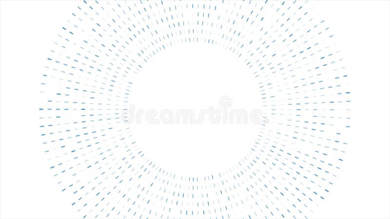 Blue Circular Spiral Lines and Dotted Lines Abstract Futuristic Tech ...