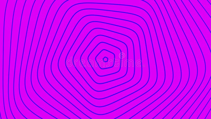 Blue Circular Lines on a Purple Background, Creating a Deep and ...