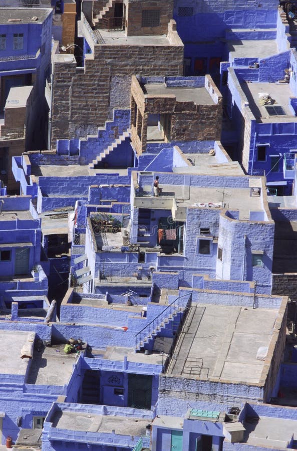 Blue City stock image. Image of india, high, houses, city - 78213