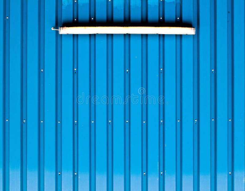 Blue cladding and light stock photo. Image of cargo, blue - 31648640